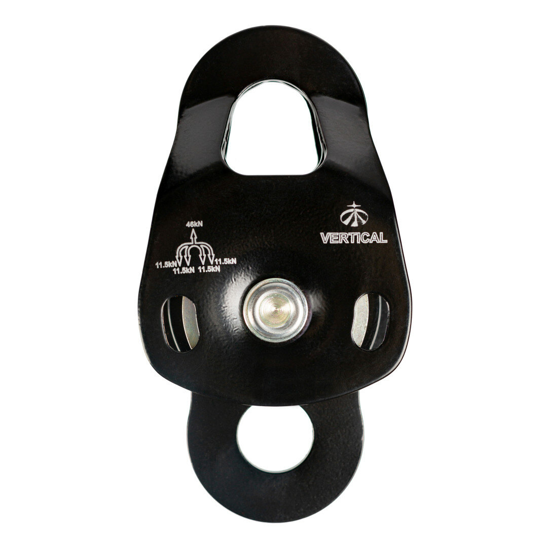 Блок-ролик Вертикаль двойной большой с подшипником