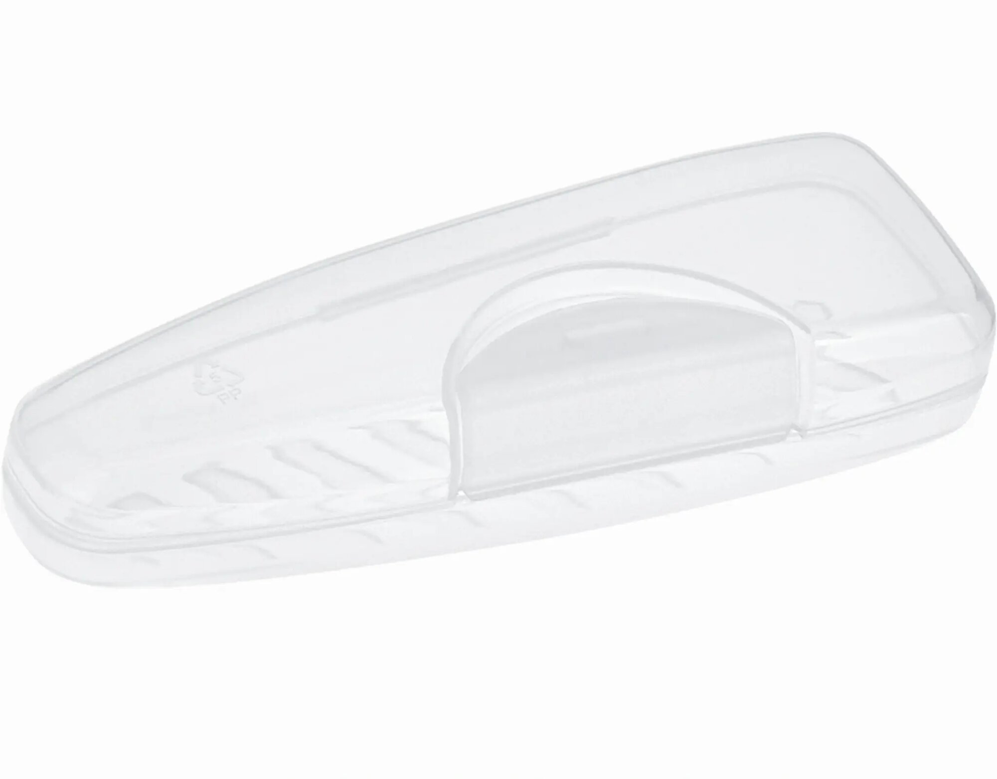 Футляр для бритвы прозрачный, пластик, защита от повреждений, удобный размер