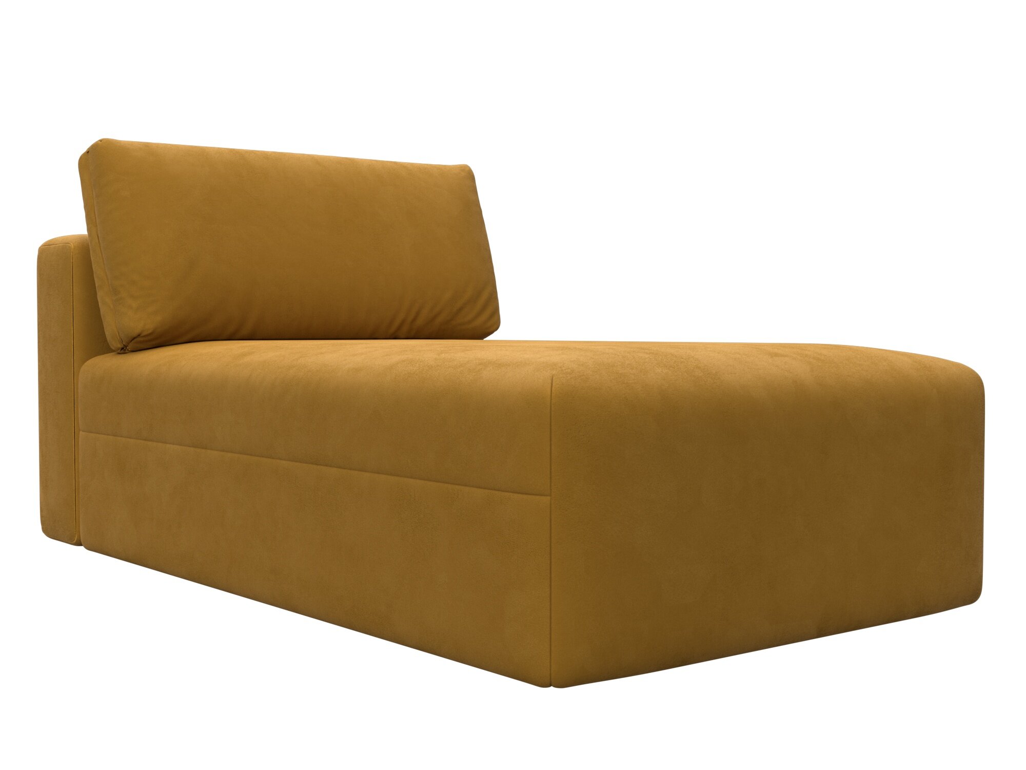 Модуль канапе Лига-060 НПБ, велюр, BRUT 10 желтый