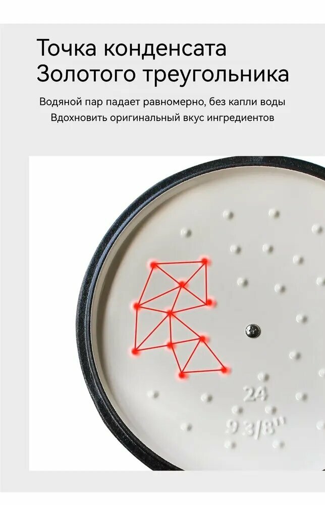 Кастрюля, Чугун, 2 л — фото 1