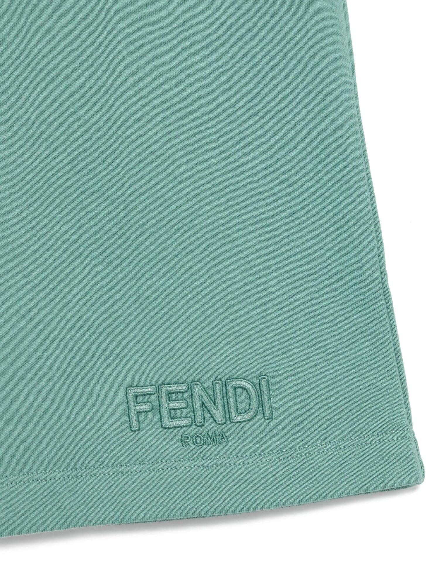 Шорты FENDI, размер 12 лет, зеленый — фото 1