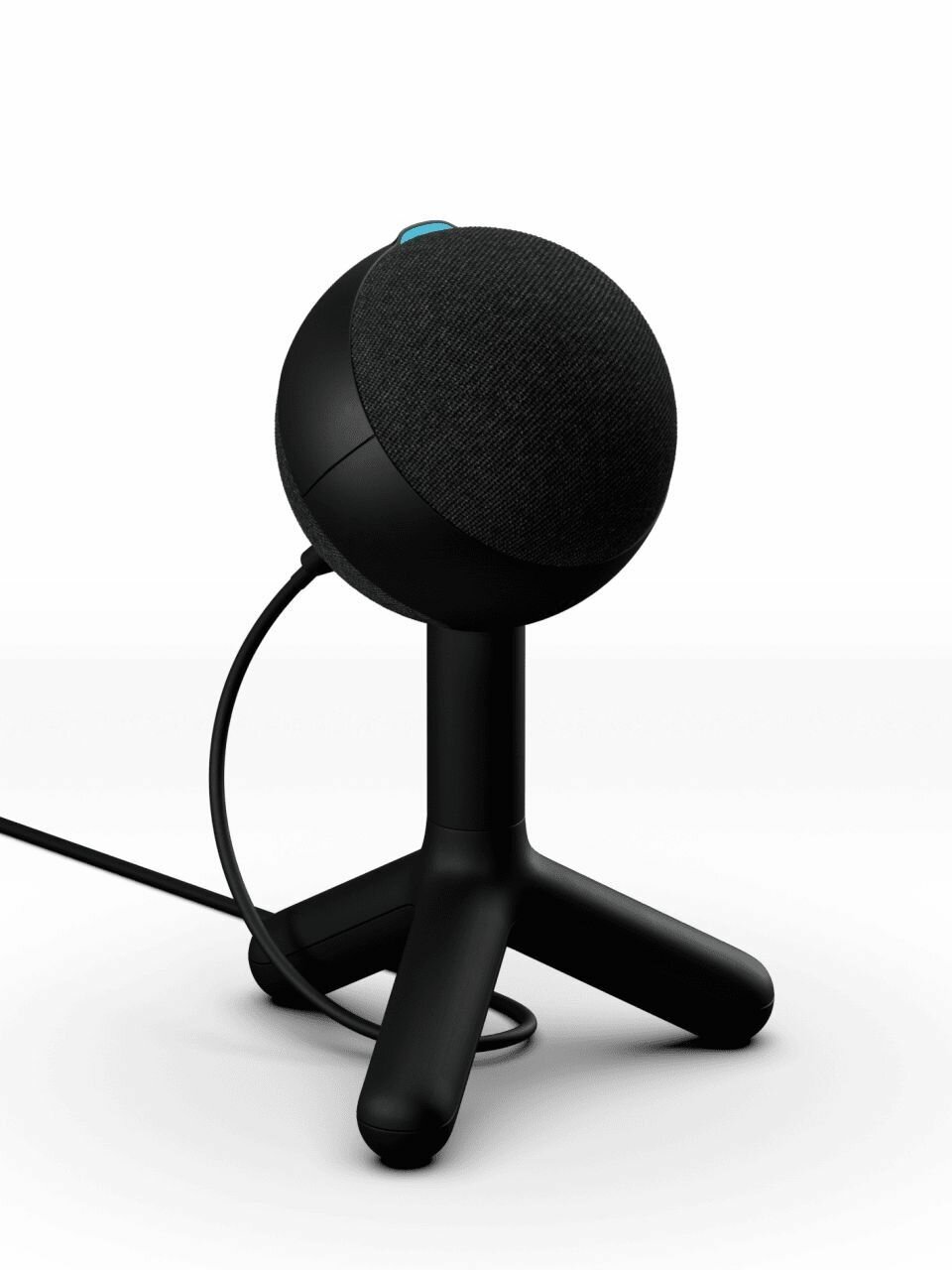 Микрофон Logitech Yeti Orb, подсветка, для стриминга, USB-C, черный — фото 1