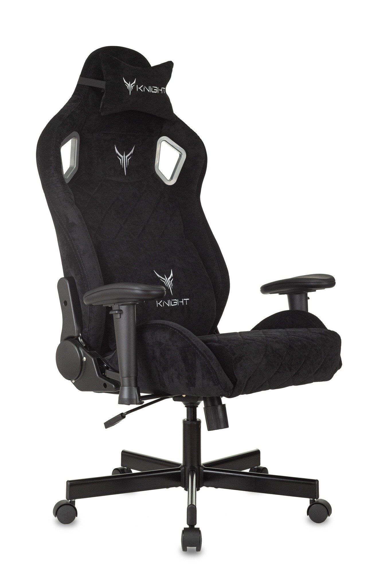 Кресло игровое Knight Outrider Light-20 черный с подголов. крестовина металл
