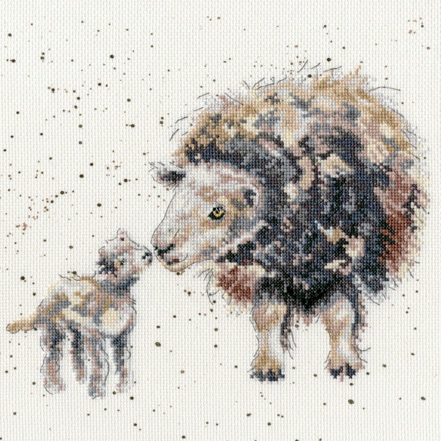 Набор для вышивания Ewe And Me (Мы с овечкой) 26 x 26 см Bothy Threads XHD47