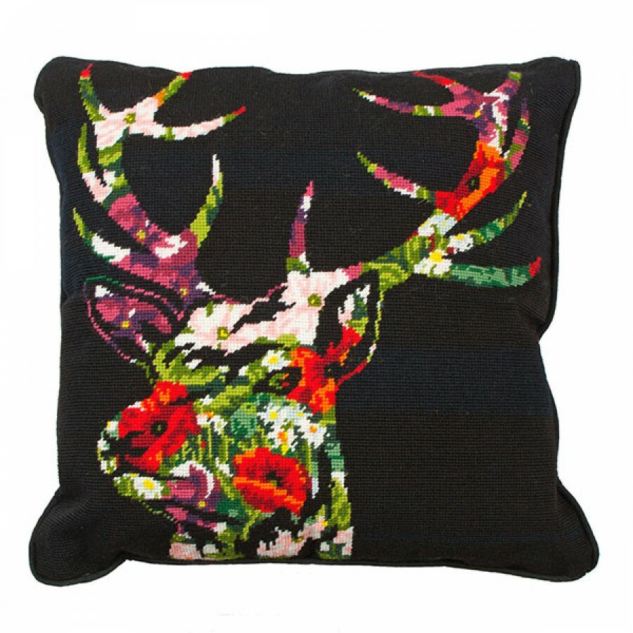 Набор для вышивания Anchor: наволочка Stag Silhouette 40*40см, MEZ, ALR75