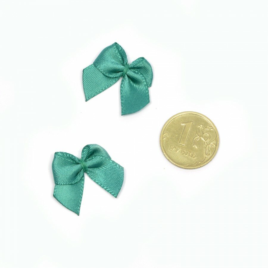 Бантики пришивные MJ. RF.071.13 1см цв.13 зеленый уп.100шт