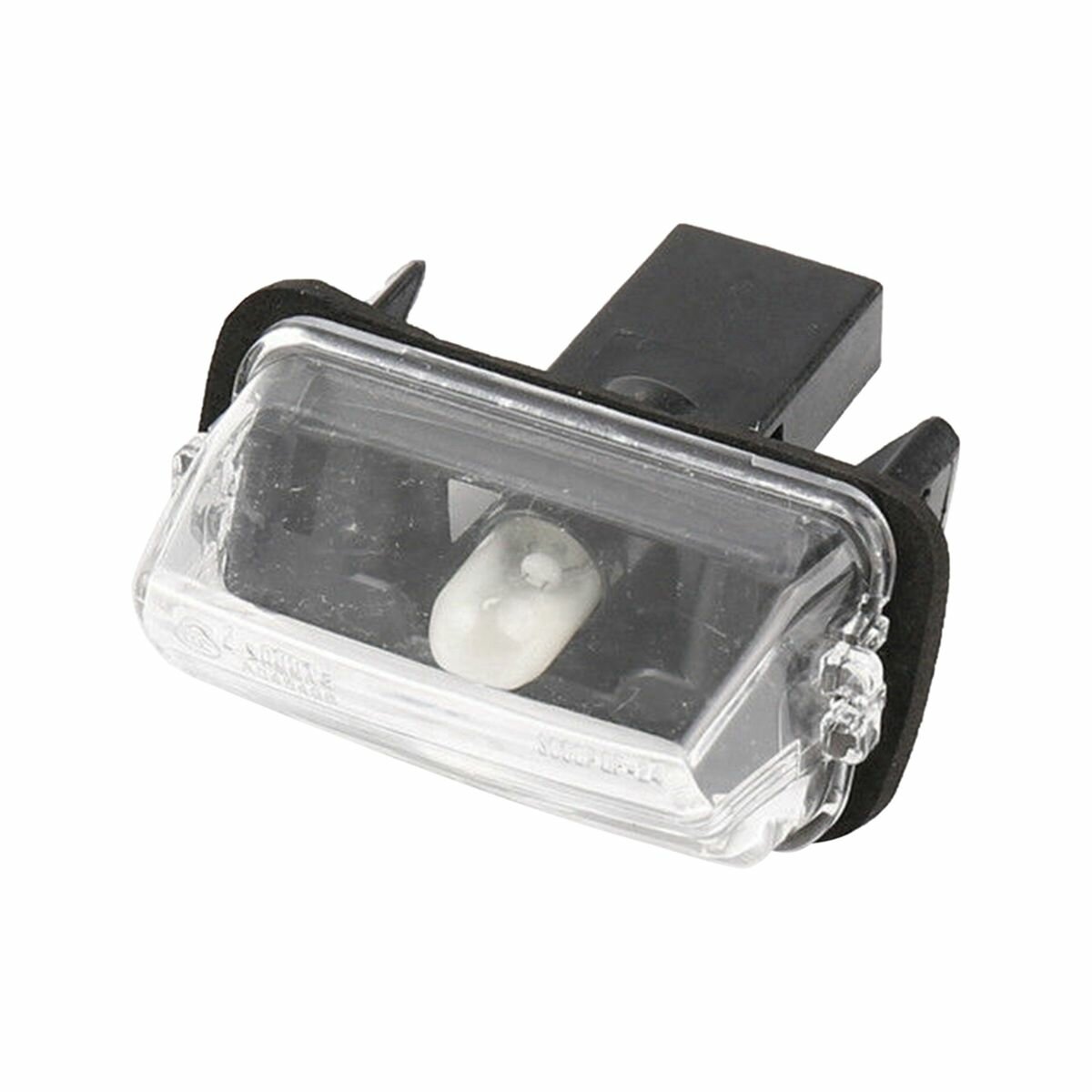 Подсветка заднего номерного знака для Toyota (Camry, Corolla, Auris, Avensis, Yaris, Highlander) — прямой монтаж, ABS, прозрачный/чёрный