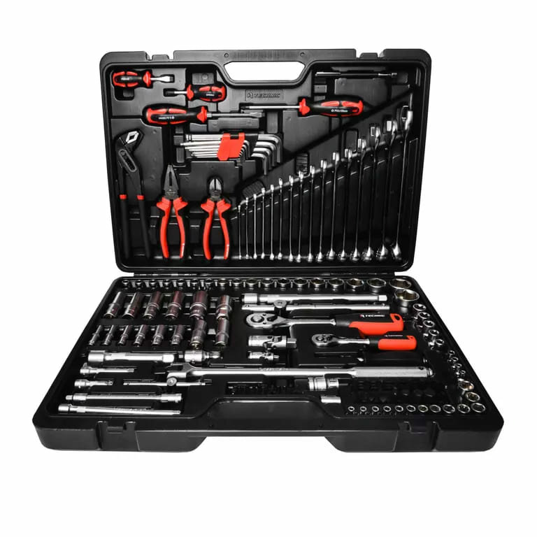 Набор ручных инструментов RUNTEC TECHNIC 143 предмета 1/2", 1/4", RT-HT143T