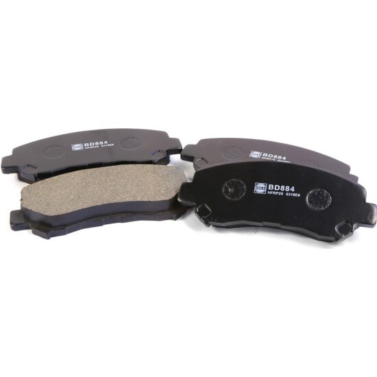 Колодки тормозные передние Hola для NISSAN Qashqai/Qashqai+2 (j10, jj10), X-trail (T31), 4 шт, BD884