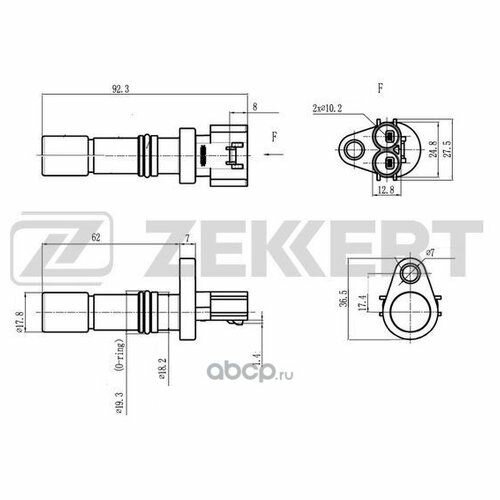 Датчик положения коленвала Toyota Rav 4 (A20) 08- Avensis (T270) 08- Prius (W30) 08- Auris (E150) ZEKKERT se4101