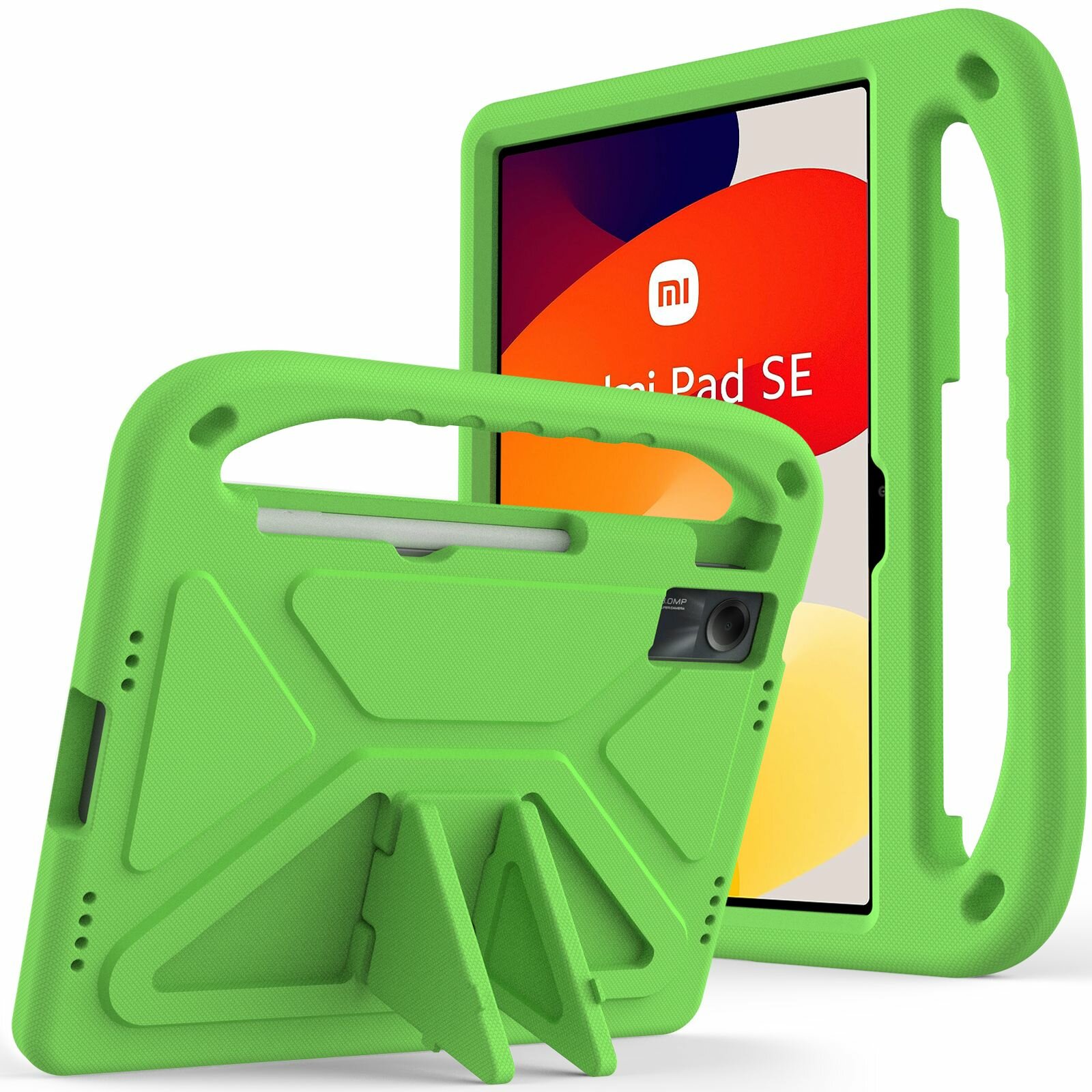 Чехол для планшетного ПК, совместимый с Xiaomi Redmi Pad SE 11", выпущен в 2023 году, Легкая ударопрочная подставка для ручки, удобный для детей защитный чехол