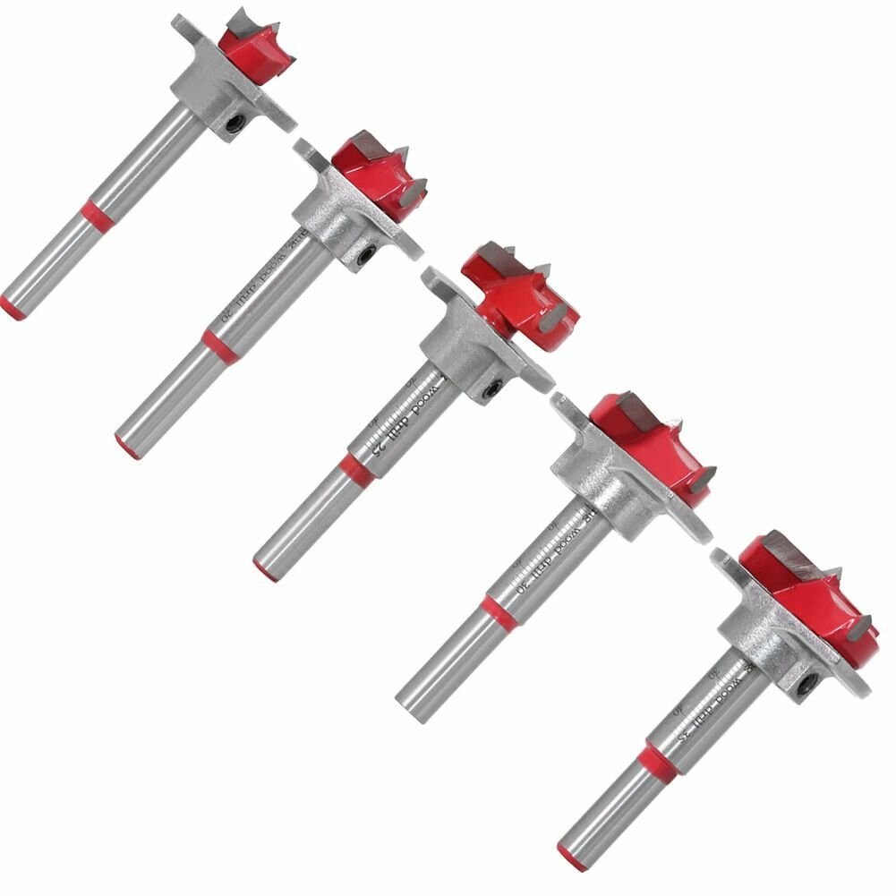 Сверло Форстнера 15 мм по дереву с ограничителем установки мебельных петель