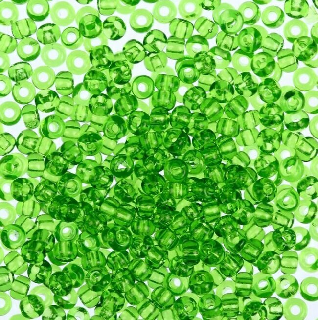 Бисер Gamma 2, Чехия B112 (50430) темно-салатовый 10/0, 5 гр,1 шт.