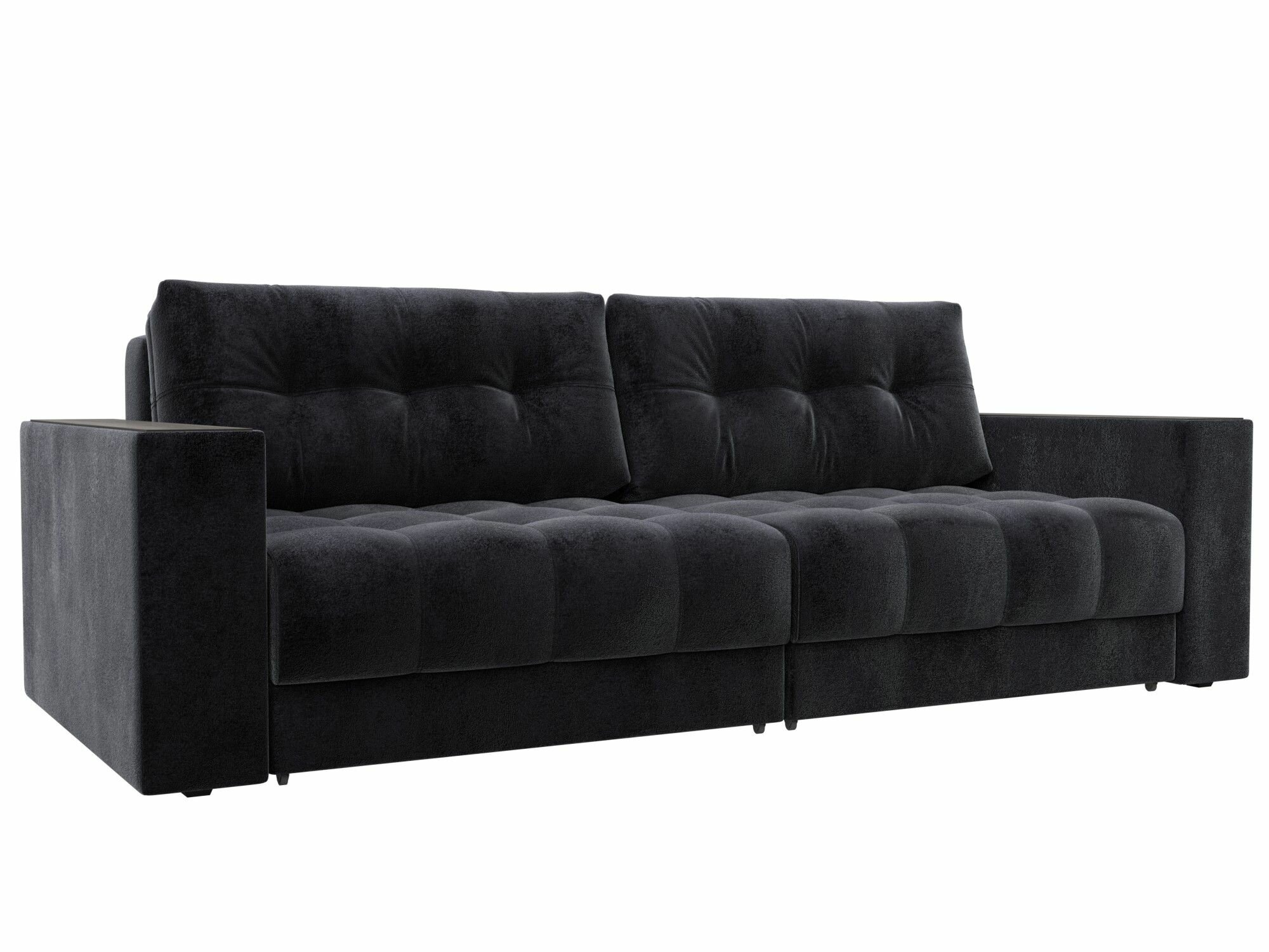 Диван прямой с декором Бруно НПБ, Велюр