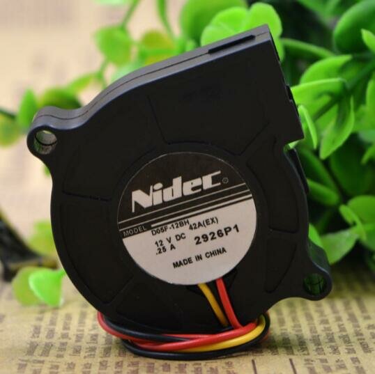 Оригинал Nidec D05F-12BH 12V 0.25A three line centrifugal turbo Вентилятор