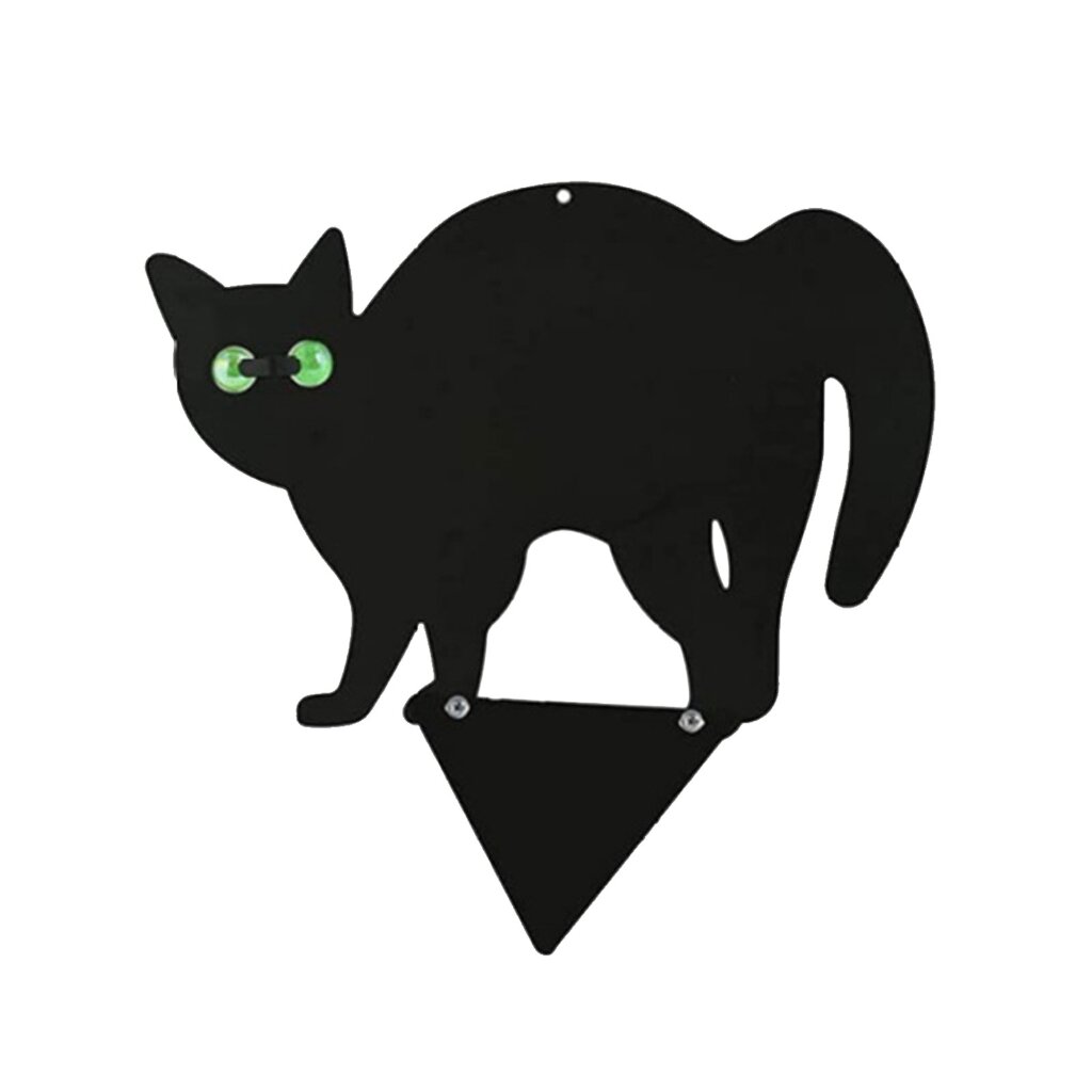 Металлические кошачьи садовые статуи Статуя черной кошки Декоративные кошачьи Садовые колья