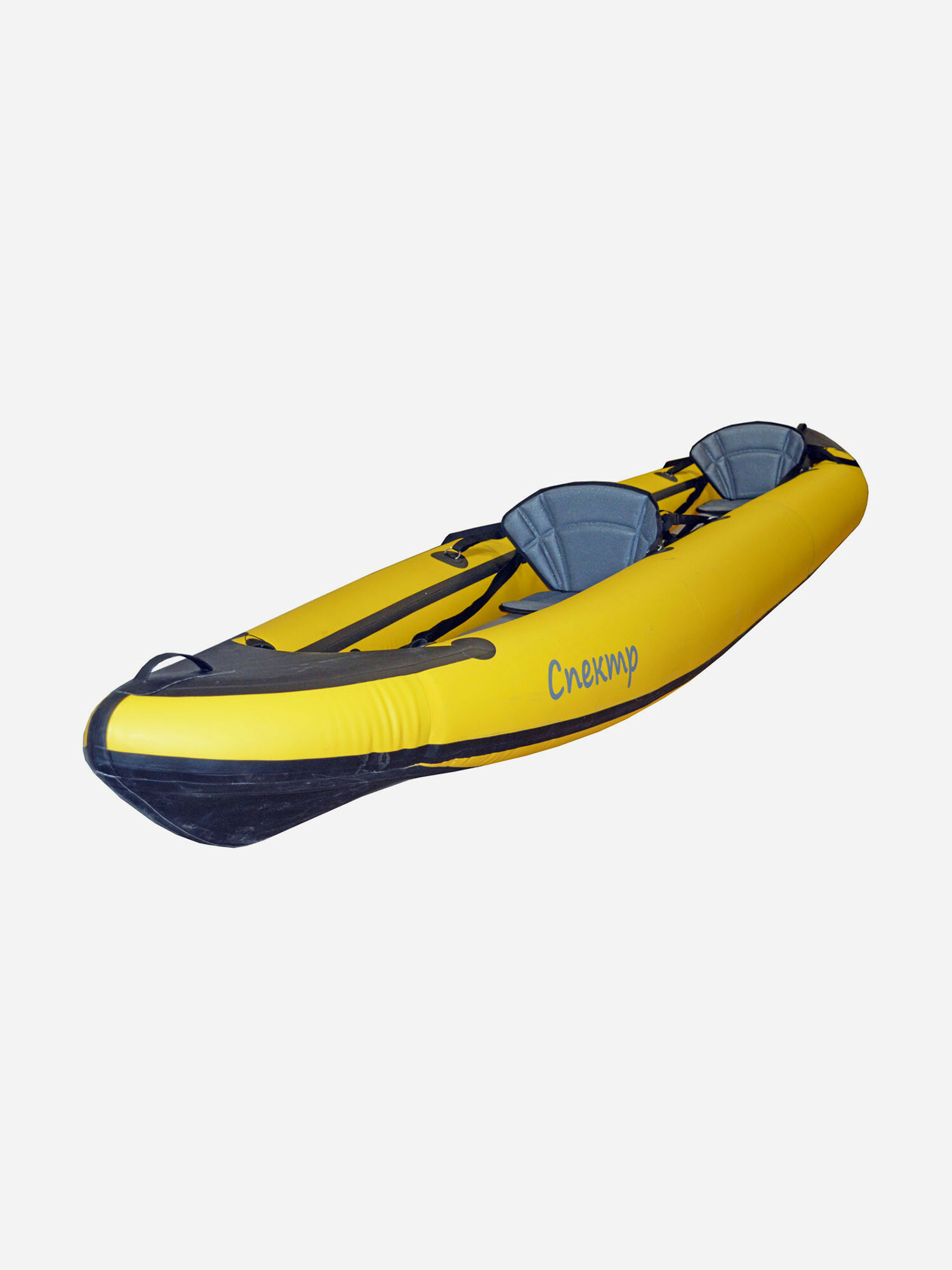 Байдарка "Вольный Ветер Спектр 480", двухместная, желтая, ПВХ