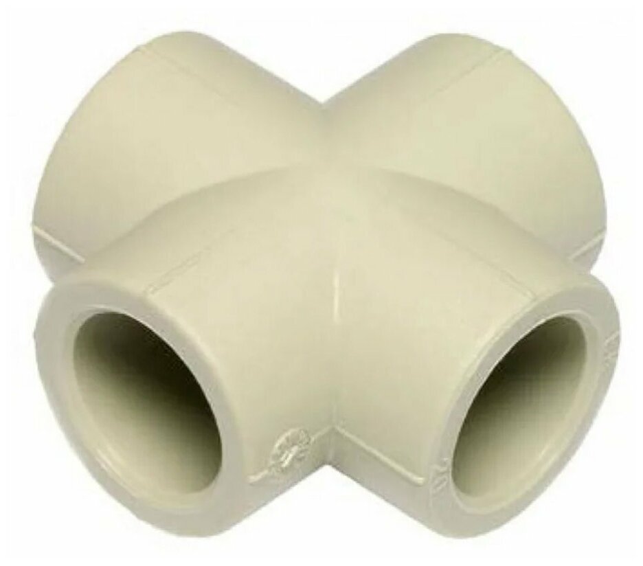 Крестовина PPR D 25мм Ekoplastik Wavin SKRI025XXX полипропилен серый, 3шт