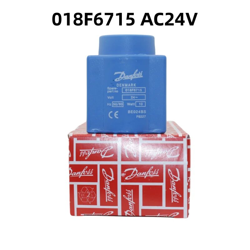 Катушка соленоидного клапана 018F6715 24VAC 10W Danfoss
