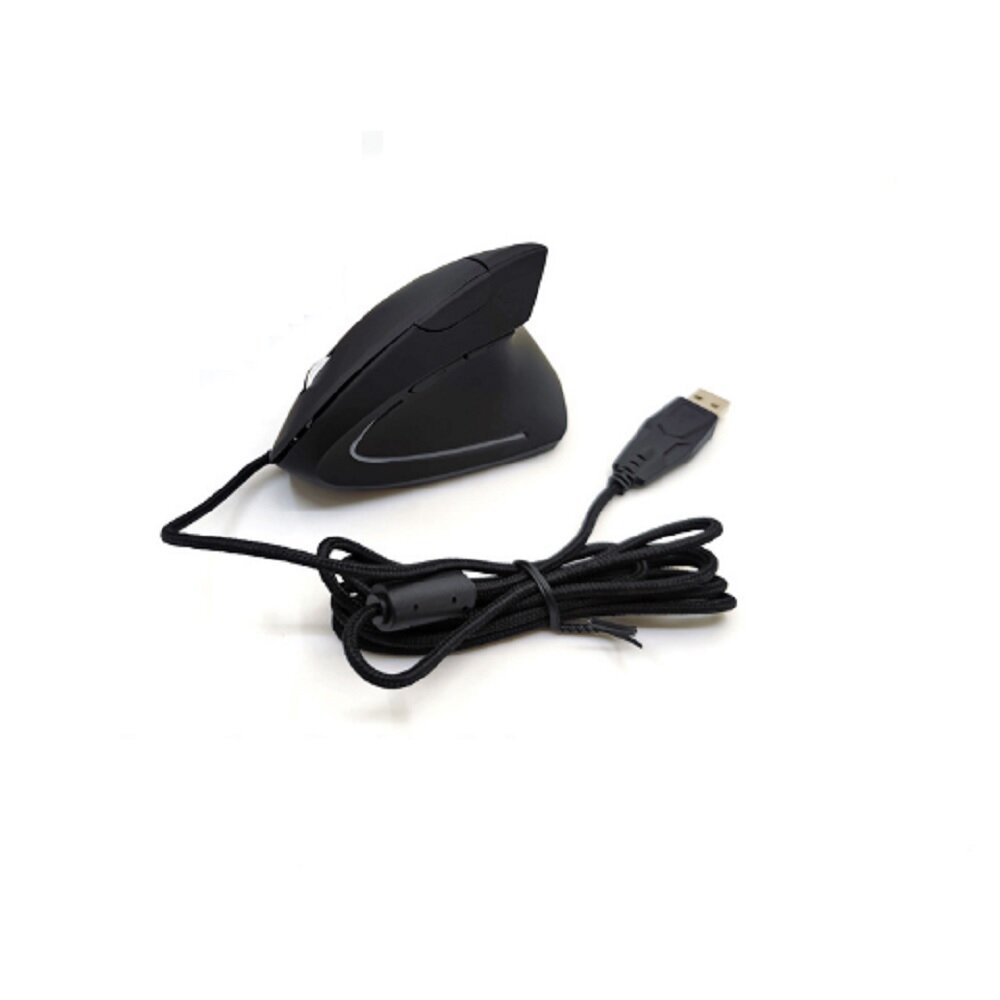 1 x USB Wired Ergonomic Vertical Gaming Mouse Adjustable DPI Wired 5 Keys Mouse