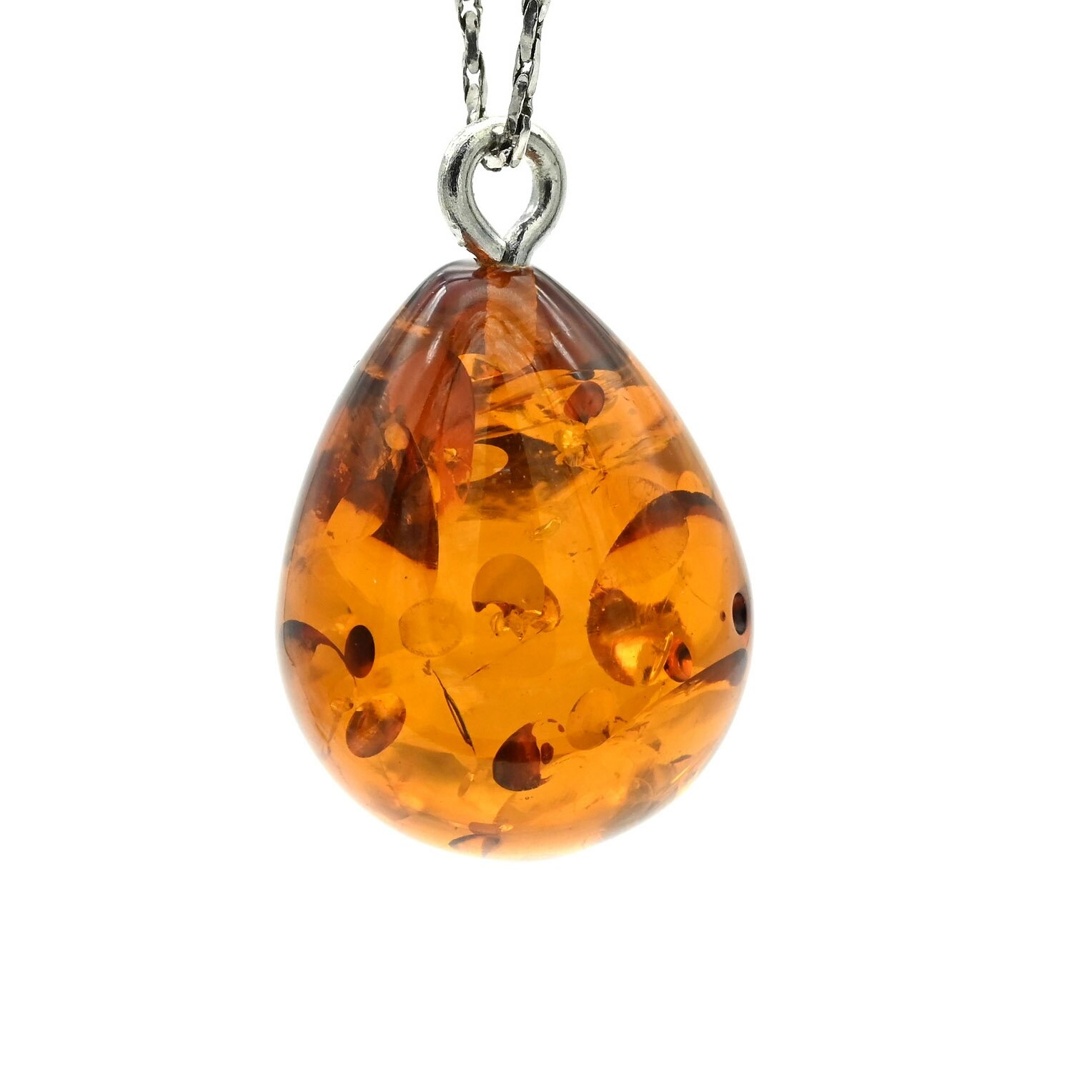 Подвеска, янтарь синтетический