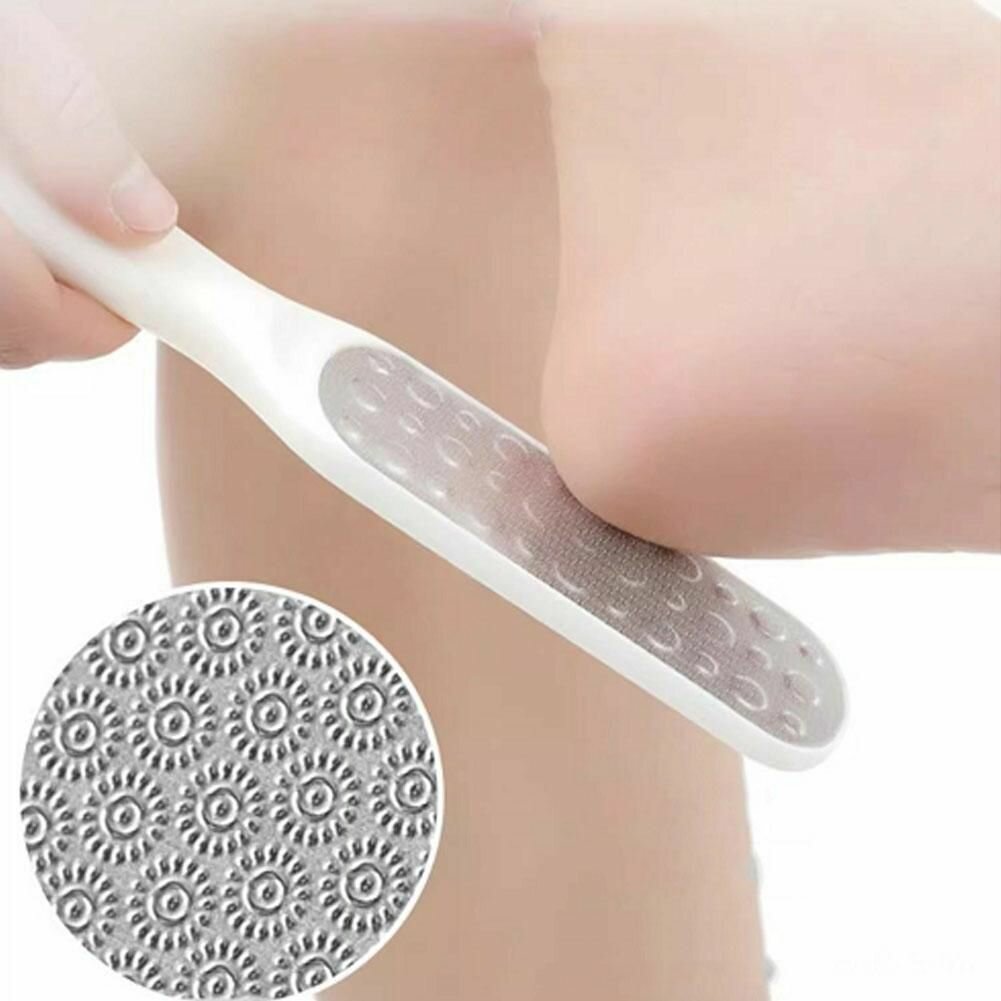 Лазерная педикюрная терка пемза пилка для ног или пяток металлическая двухсторонняя