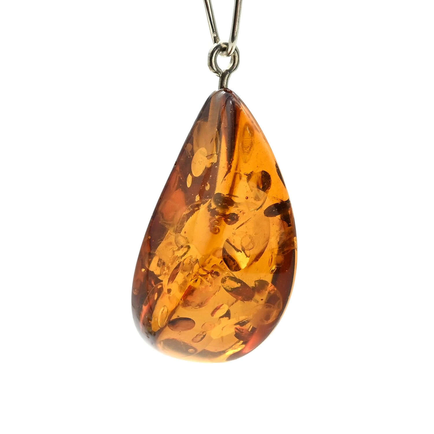 Подвеска, янтарь синтетический