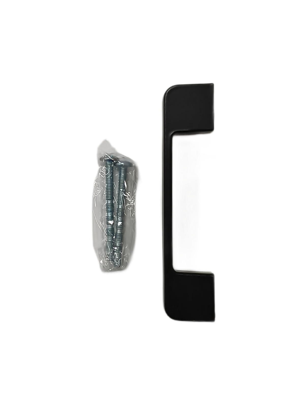 Ручка-скоба мебельная LARVIJ L4.009.96BL 96мм черная / 2 шт.