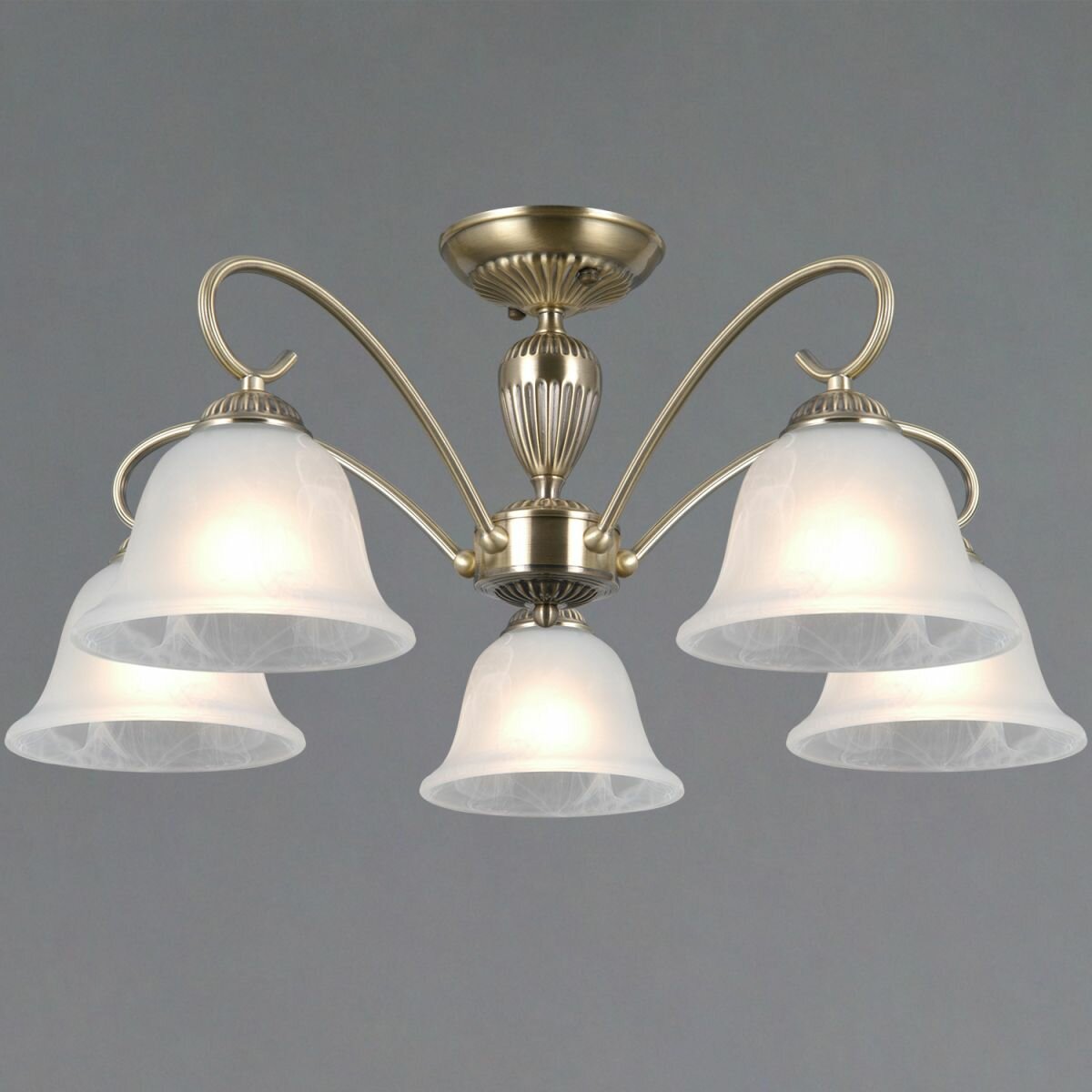 Люстра на штанге Illumico IL0696-5ASQ-25 AB AREZZO