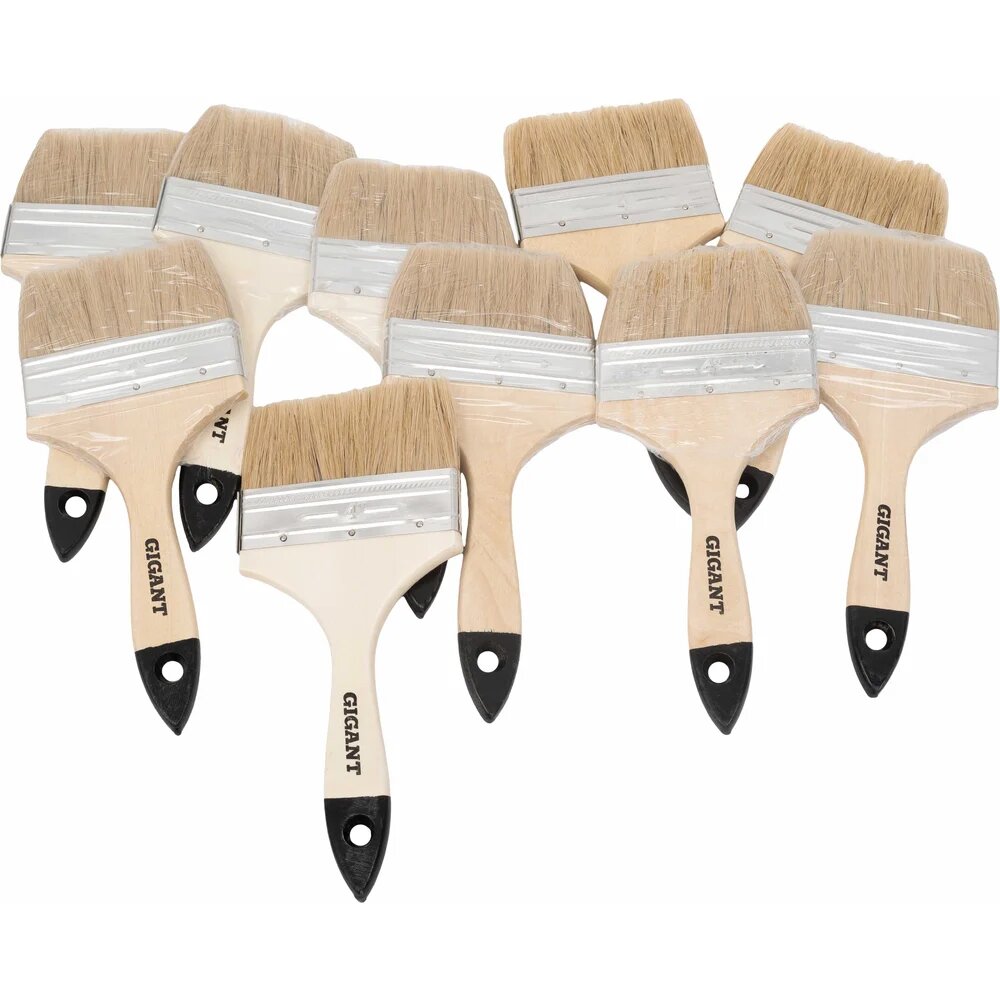 Плоская кисть 100 мм, 10 шт. Gigant FB-100