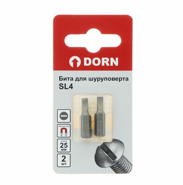 Биты DORN SL-4, 25 мм 2 шт
