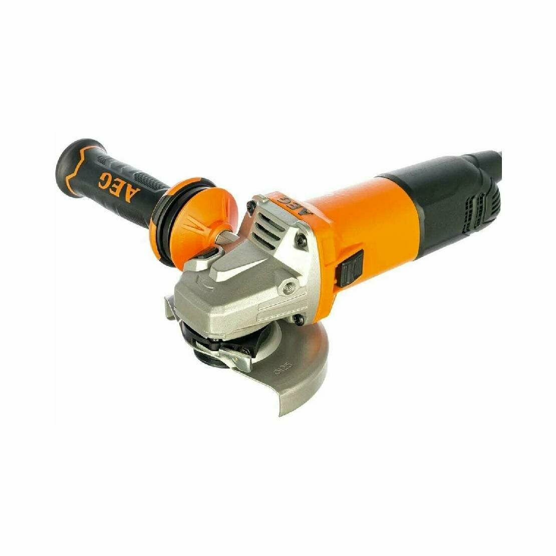 Шлифмашина угловая AEG WS10-125 4935451301, 1000 Вт, 11500 об/мин, оранжевый
