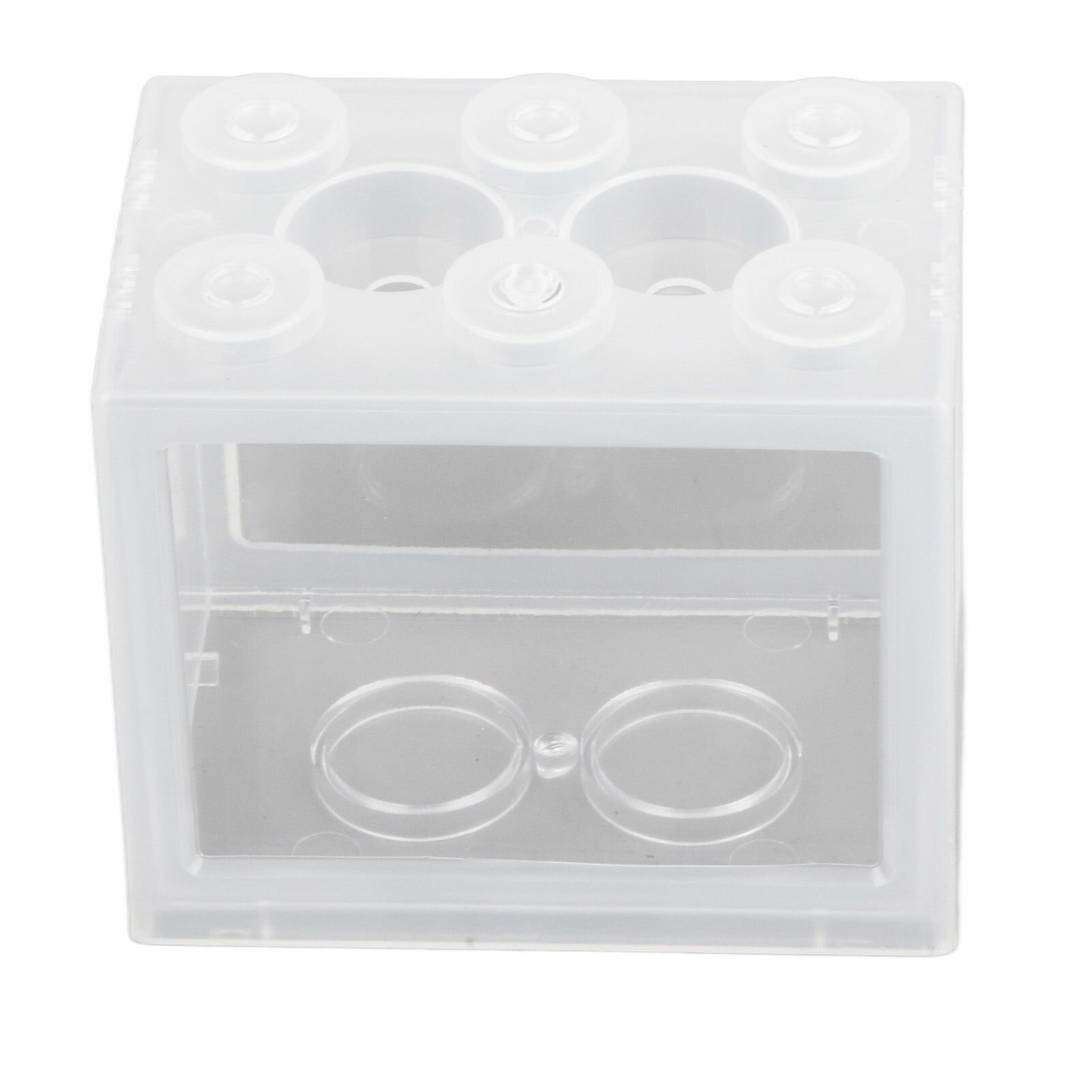 Маленький аквариум для рыбок Betta, прозрачный акриловый взрывозащищенный портативный миниатюрный аквариум для черепах, рептилий, креветок, обычный прозрачный