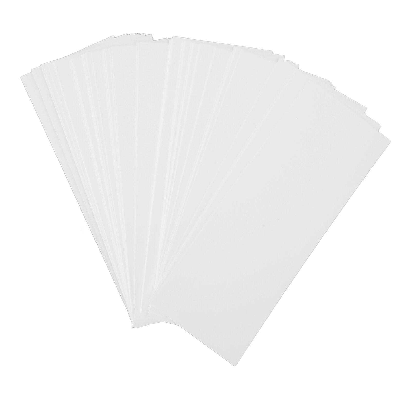 100 шт. картонная бумага для DIY, 16x6 см, 315 г/м², белая, для открыток и альбомов