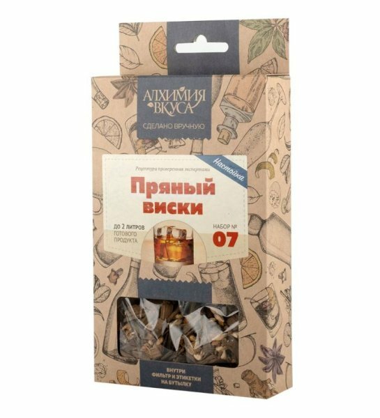 Набор Алхимия вкуса № 7 для приготовления настойки "Пряный виски", 31 г
