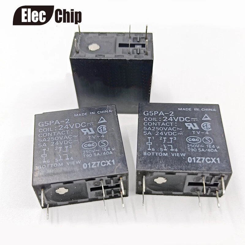Реле Elec Chip G5PA-2-24VDC 5 шт.