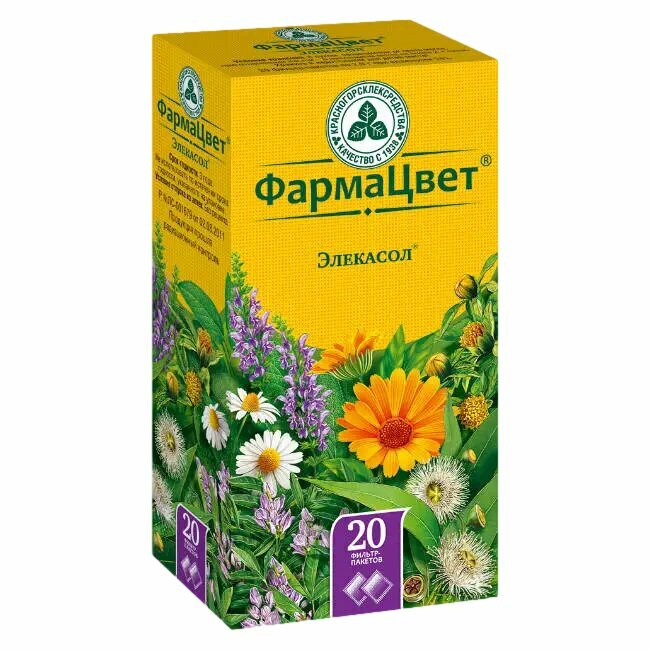 Элекасол сбор фильтр-пакеты 2 г 20 шт