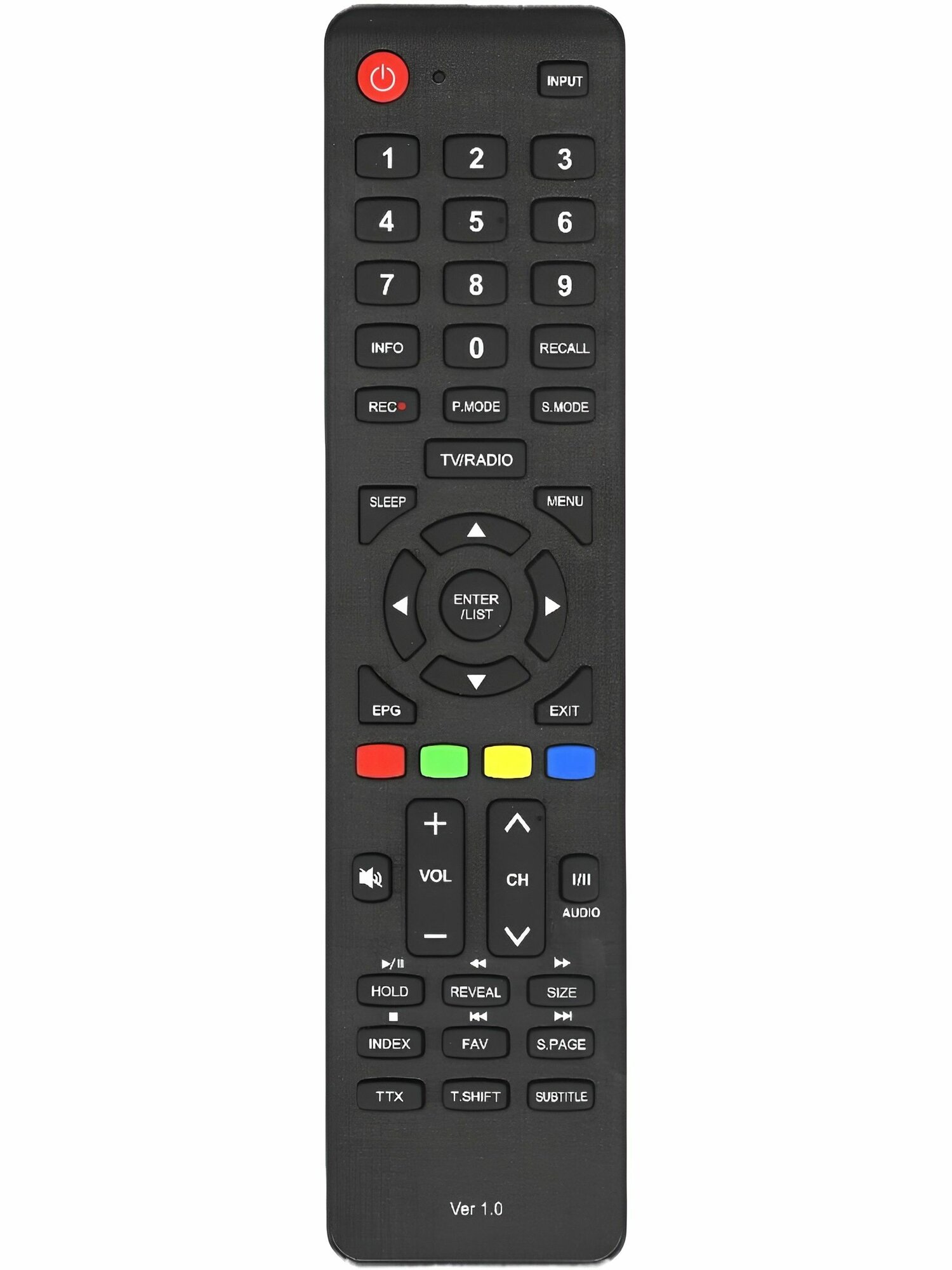 Пульт для телевизора DEXP VER1.0(черн.) (H32D7300K)