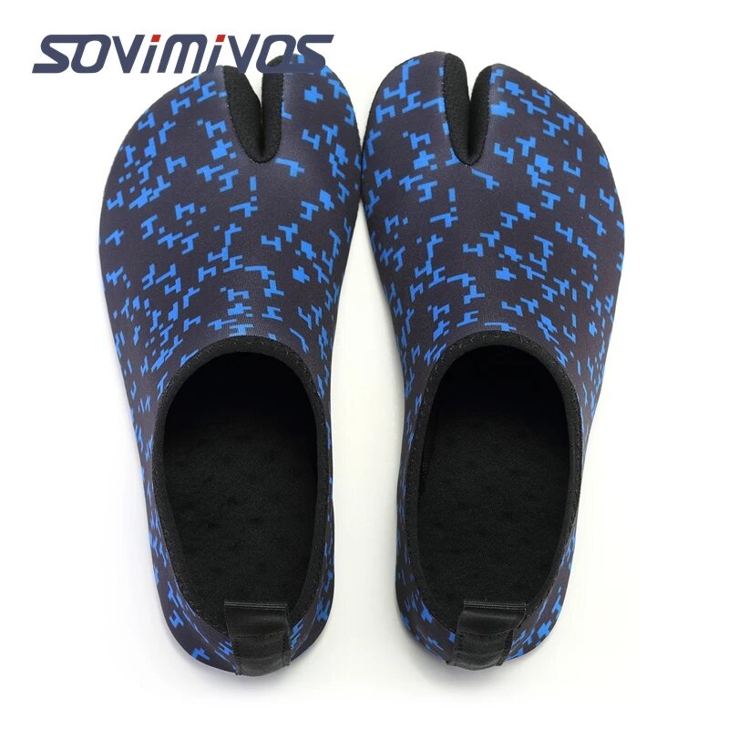 Совимивос эластичные босоножки 44-45, Синий, D11-BLACK BLUE
