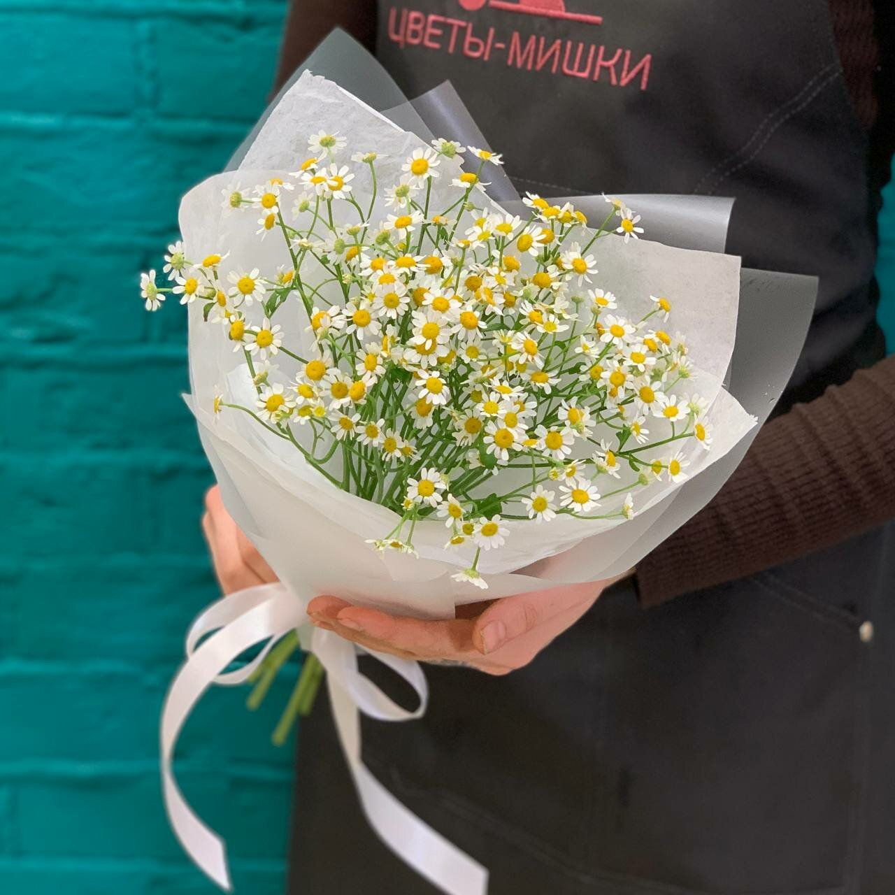 Букет из 5 веток танацетума