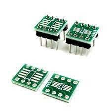 SOIC8 to DIP8 плата переходник