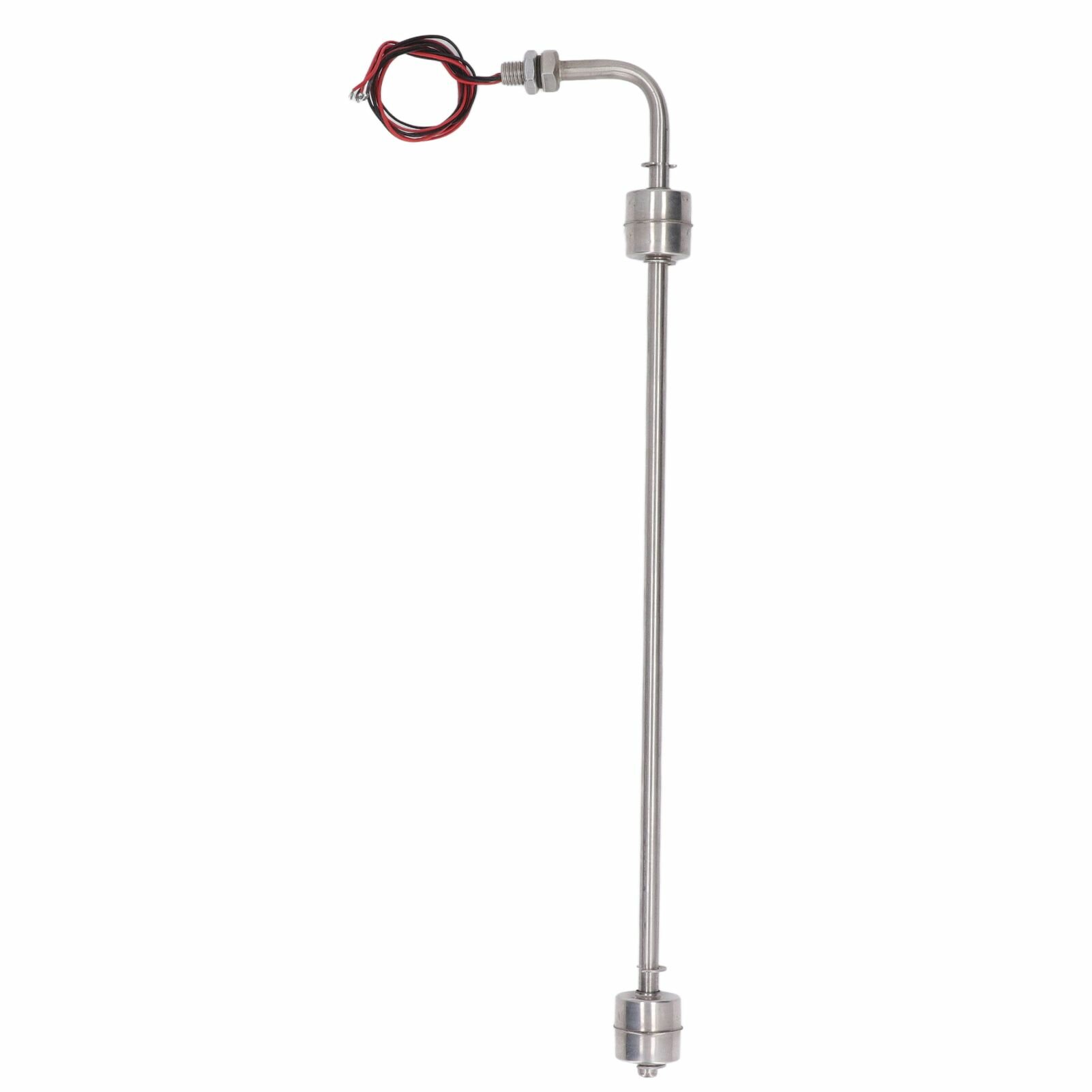 Угловой двухточечный поплавковый переключатель уровня жидкости из нержавеющей стали, установленный сбоку, датчик уровня жидкости L 400 мм