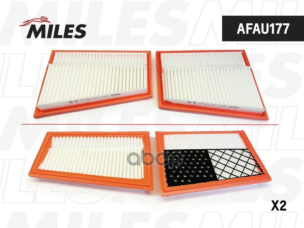 Фильтр воздушный (упаковка 2шт.) MERCEDES BENZ W204/211/463/164/251 2.8D-3.2D 05- (FILTRON AP034/4-2X, MANN C25004) AFAU177 M.