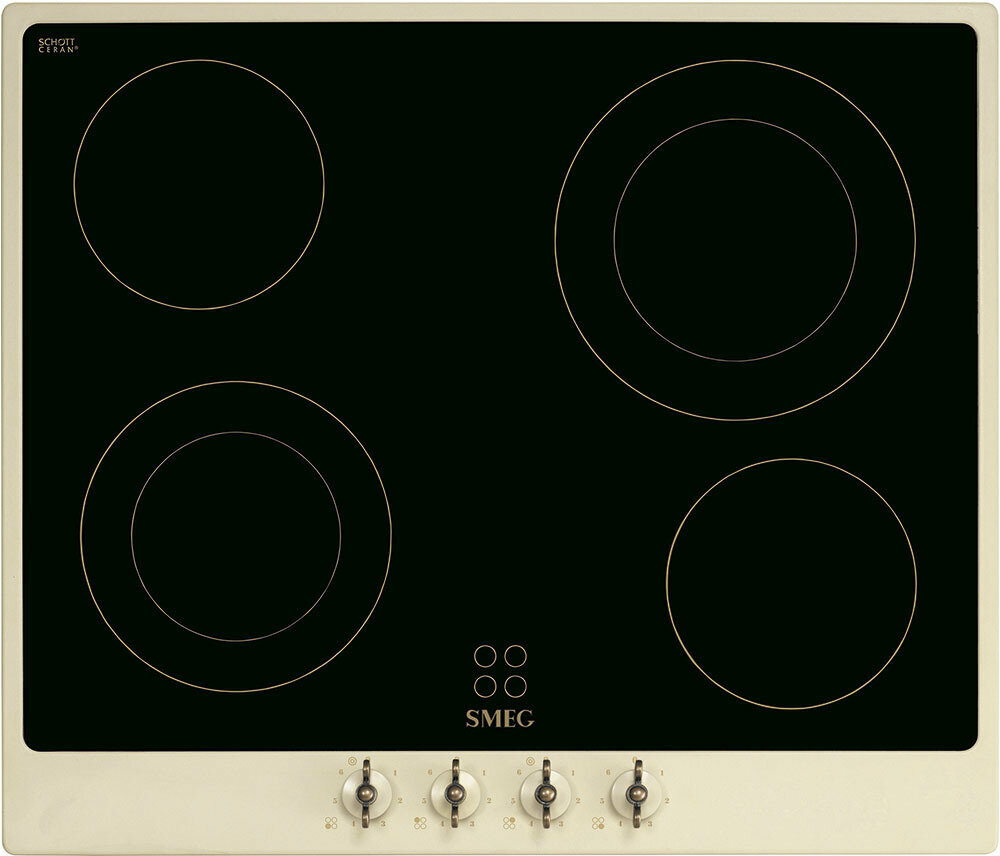 Встраиваемая электрическая панель SMEG P864PO Coloniale, официальная гарантия