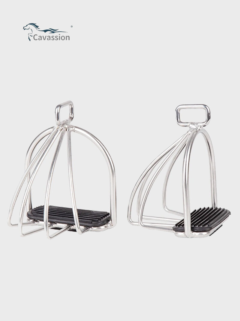 Стремена Cavassion, детские, нержавеющая сталь, для верховой езды, 2 шт