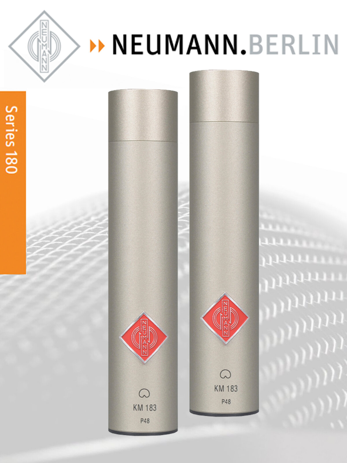 Микрофон NEUMANN KM183 Конденсаторный Стерео Микрофон с Кардиоидной Направленностью