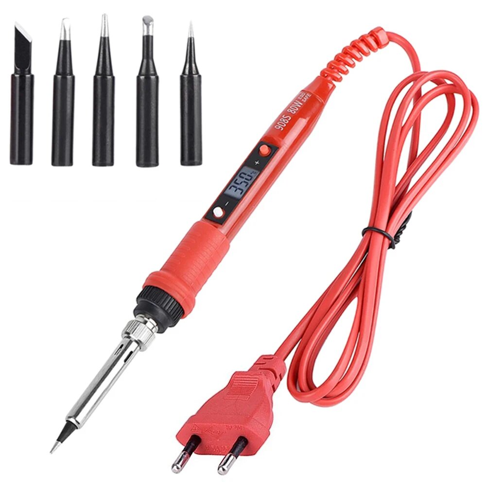 Электрический паяльник JCD 80 Вт 220 В/110 В EU, 908S kit6