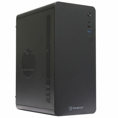 ПК Raskat Standart 300 (STANDART300185511) черный - Intel Core i3-12100, ядра: 4 x 3,3 ГГц, 16 ГБ, Intel UHD Graphics 730, SSD 256 ГБ, Windows 10 Pro