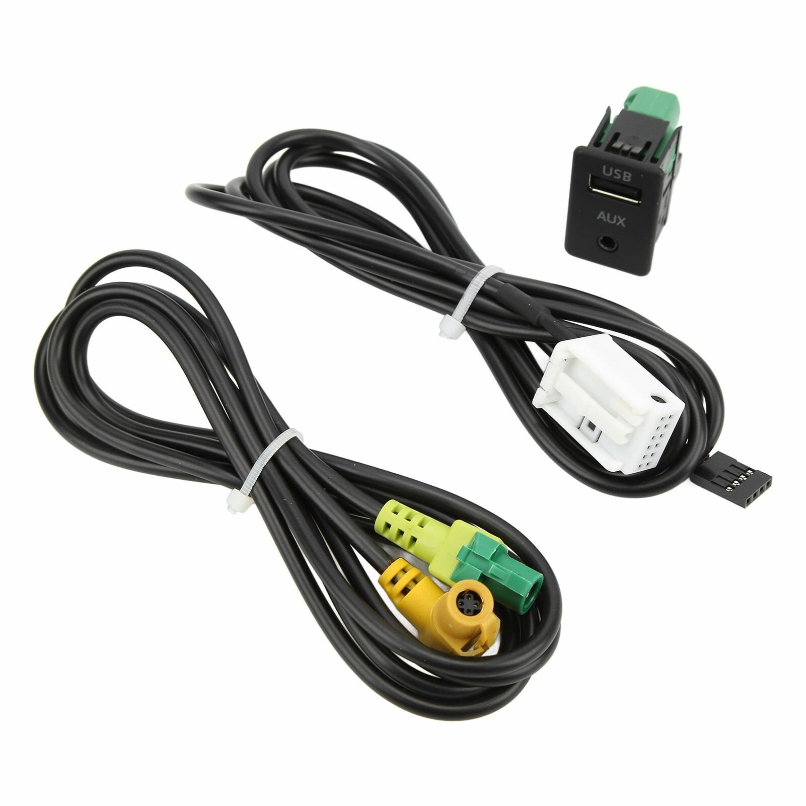Адаптер AUX USB для автомобильного аудио, замена RCD510 RNS315 B6 B7 CC, легкая установка, высокоскоростной обмен данными