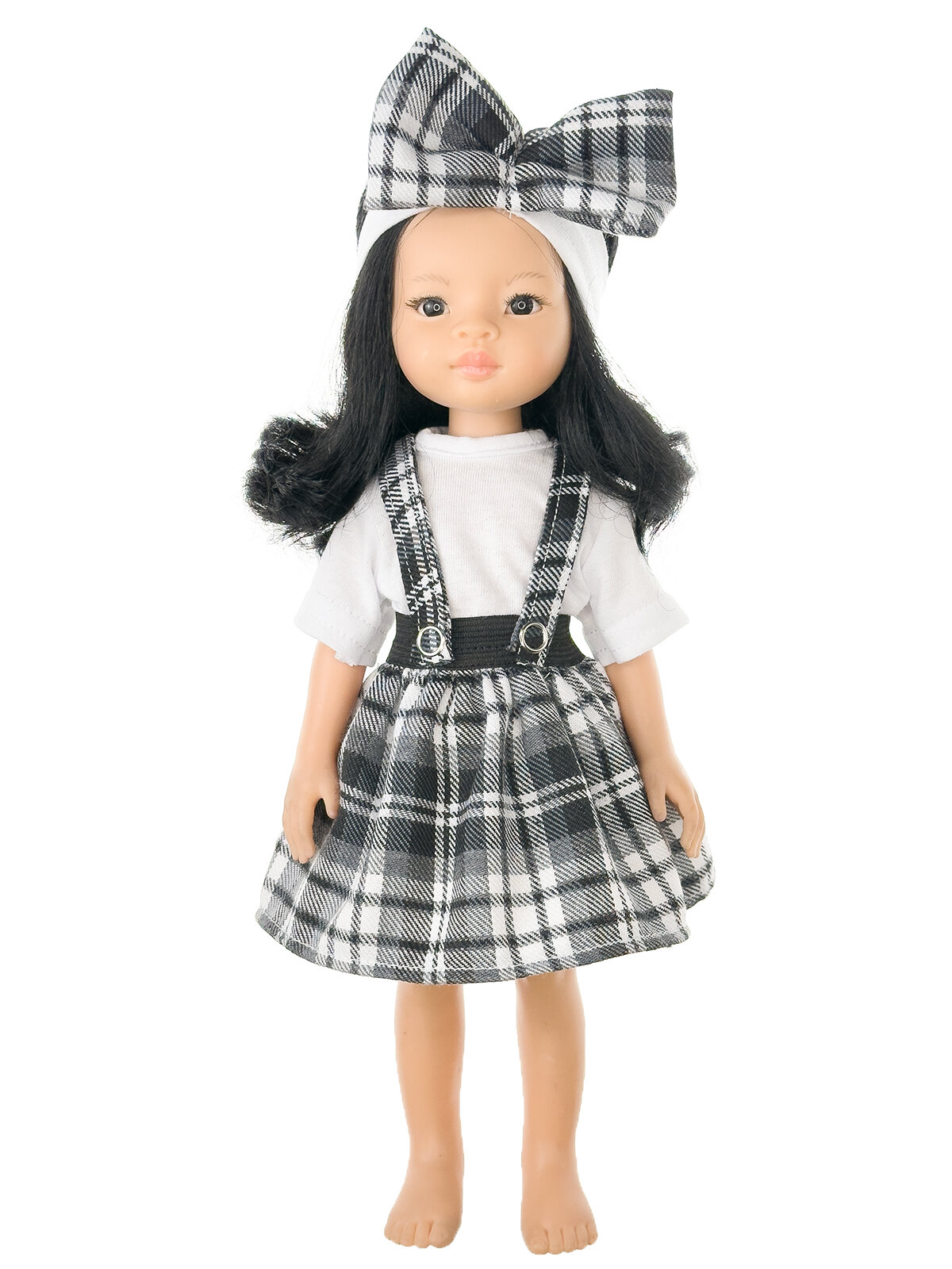 Набор одежды Куклапупс, для куклы Паола Рейна, 32-34см, сарафан, блузка, повязка-бант